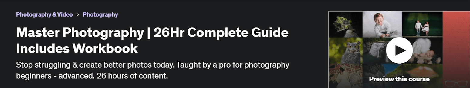 7 Best Online Courses for Photography In 2026: Free & Paid