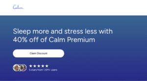 Calm App Promo Code (2026): 50% Lifetime Discount